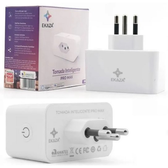 Tomada Inteligente Wifi Smart 20a App Alexa Google Home | Shopee Brasil