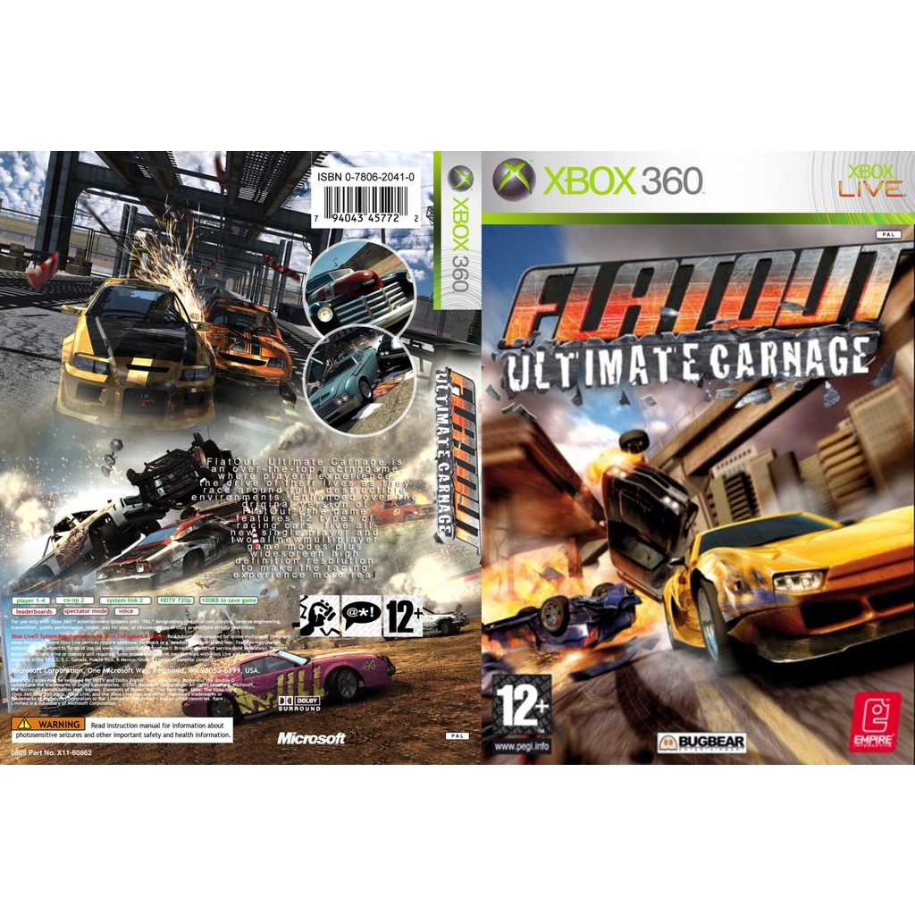 Flatout ultimate P/ Xbox360 Desbloq(Jtag/Ltu/Lt/Rgh) | Shopee Brasil
