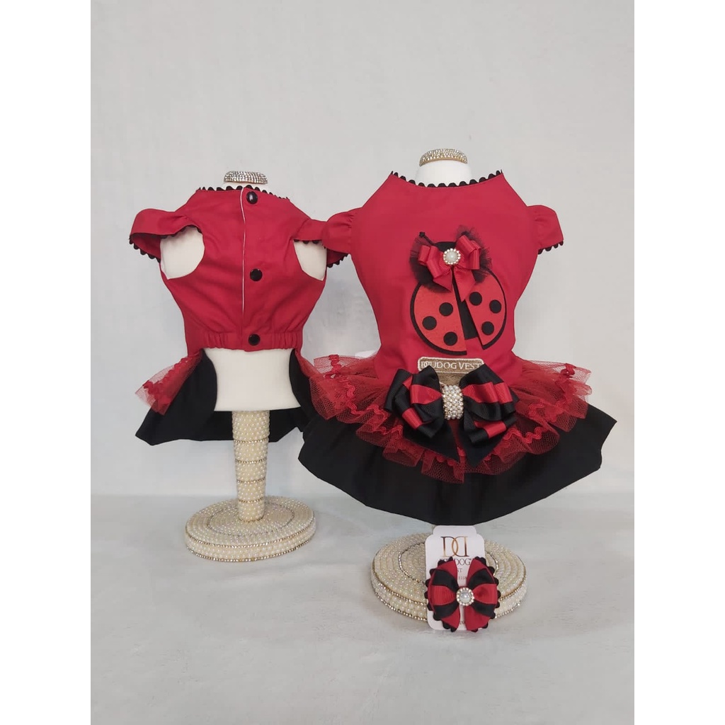 Vestido Joaninha Dudog Vest - Roupas Para Cachorro | Shopee Brasil