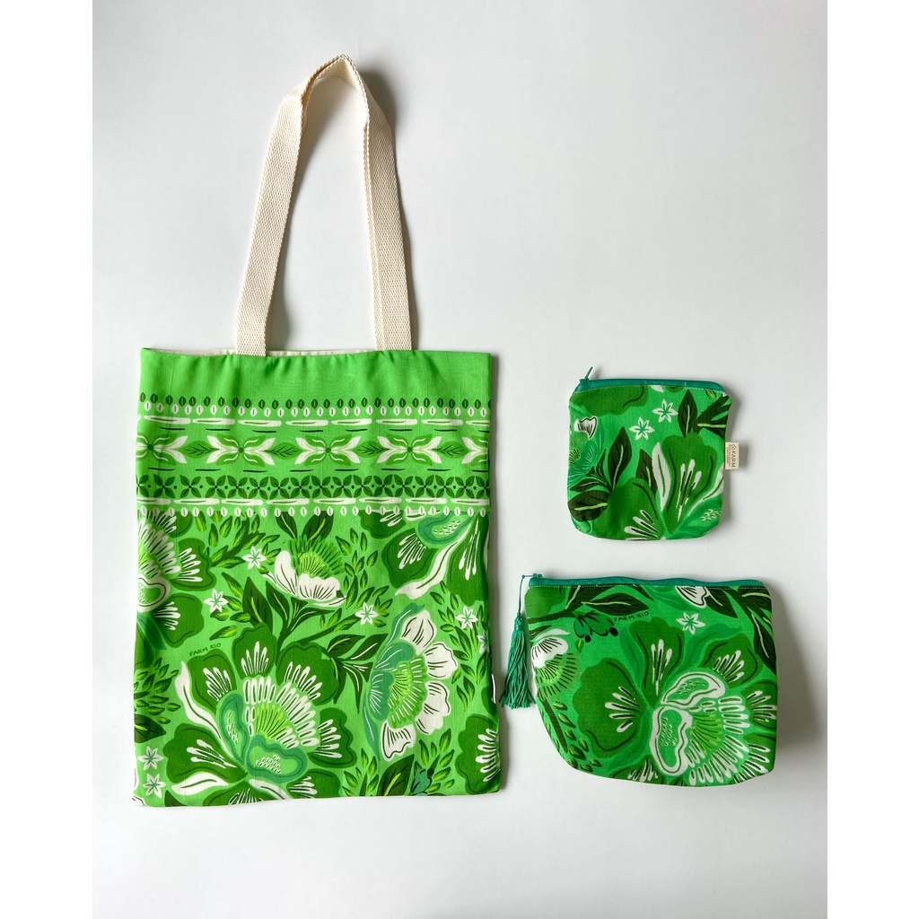 Kit Verão - Upcycling Farm 03 (Ecobag, Necessaire Média e Mini Necessaire) | Shopee Brasil