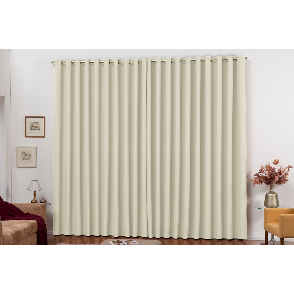 Cortina Blackout Liso 3.00x2.80 em Tecido | Shopee Brasil
