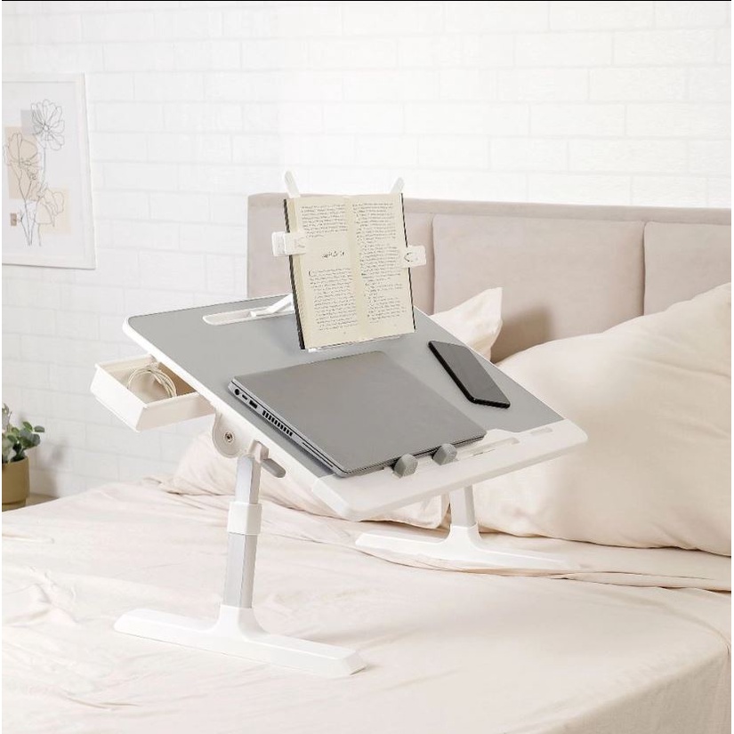 Mesa Para Notebook Dobrável Regulável Com Gaveta Multifuncional - Orb ...