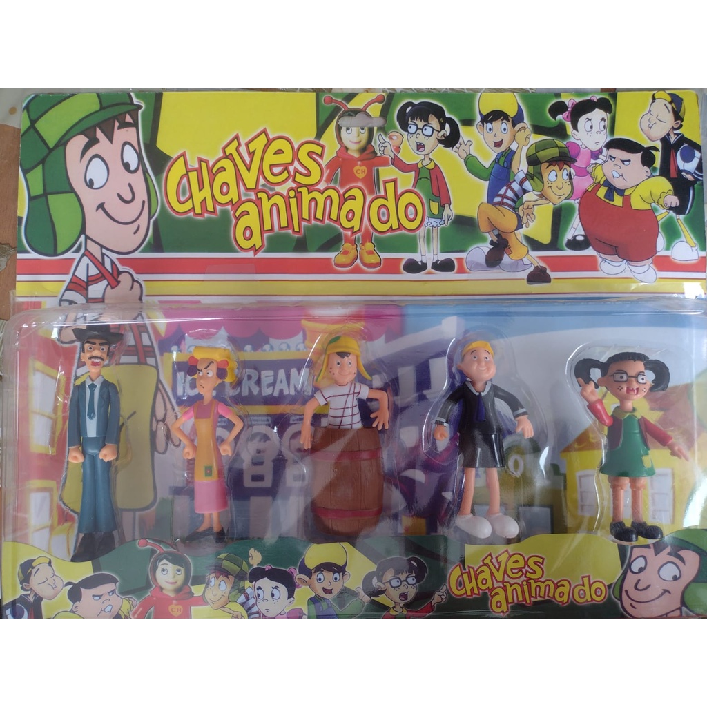 Kit com 5 Personagens da Turma Do Chaves | Shopee Brasil