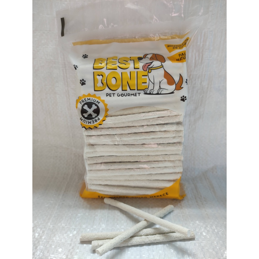 Petiscos Osso Palito de Couro para Cachorro Pet 1kg Best Bone - nº 6 ...