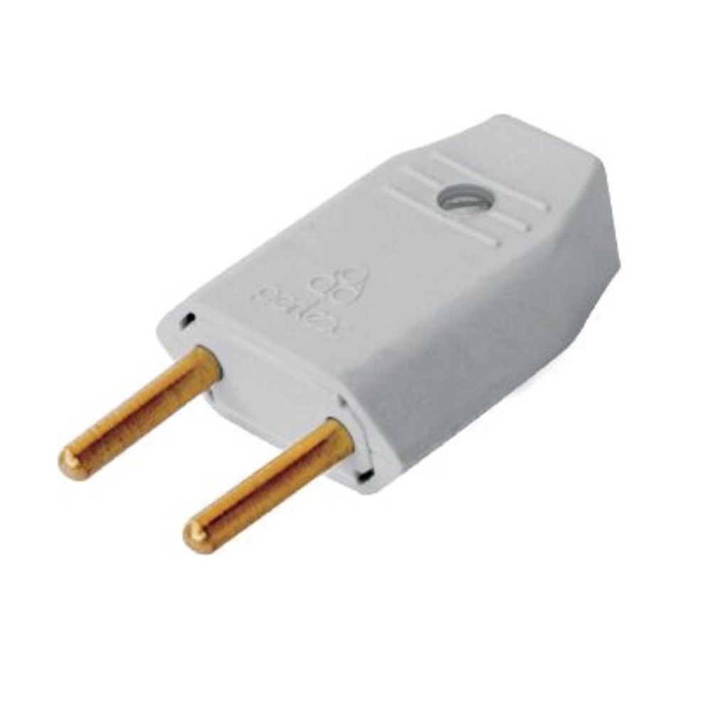 Plug Pino Macho 2P 10A ABNT 250V Perlex | Shopee Brasil