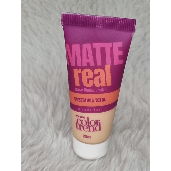 Base Matte Real Avon | Shopee Brasil