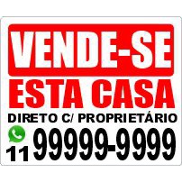 Adesivo de placa de vende-se para casa carro | Shopee Brasil