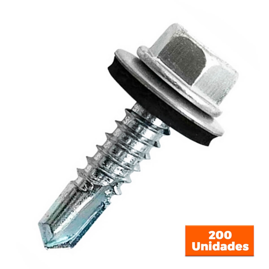 Parafuso Auto Brocante Para Telha Pvc Sextavad 12 x 3/4 | Shopee Brasil