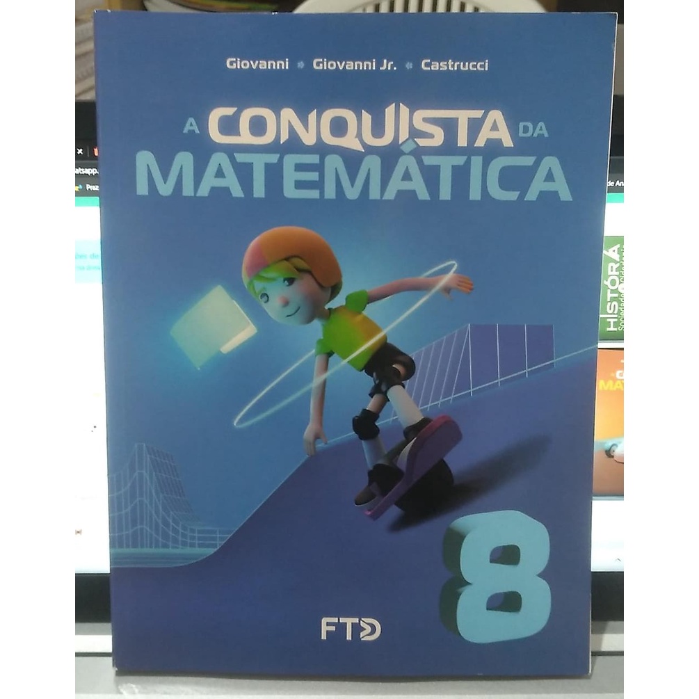 A Conquista da Matemática 8 Ano / Giovanni / Giovanni Jr / Castrucci | Shopee Brasil