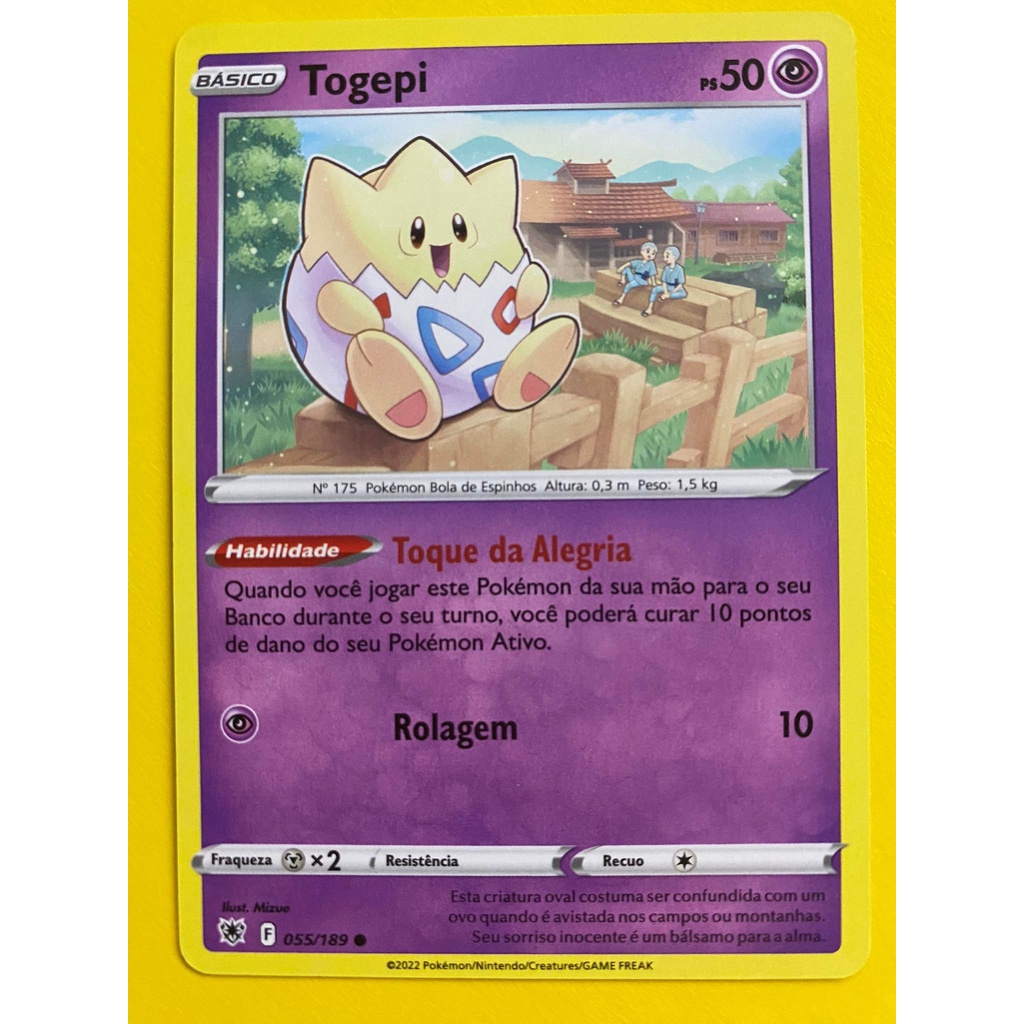 Carta Togepi Estrelas Radiantes-Pokemon TCG | Shopee Brasil