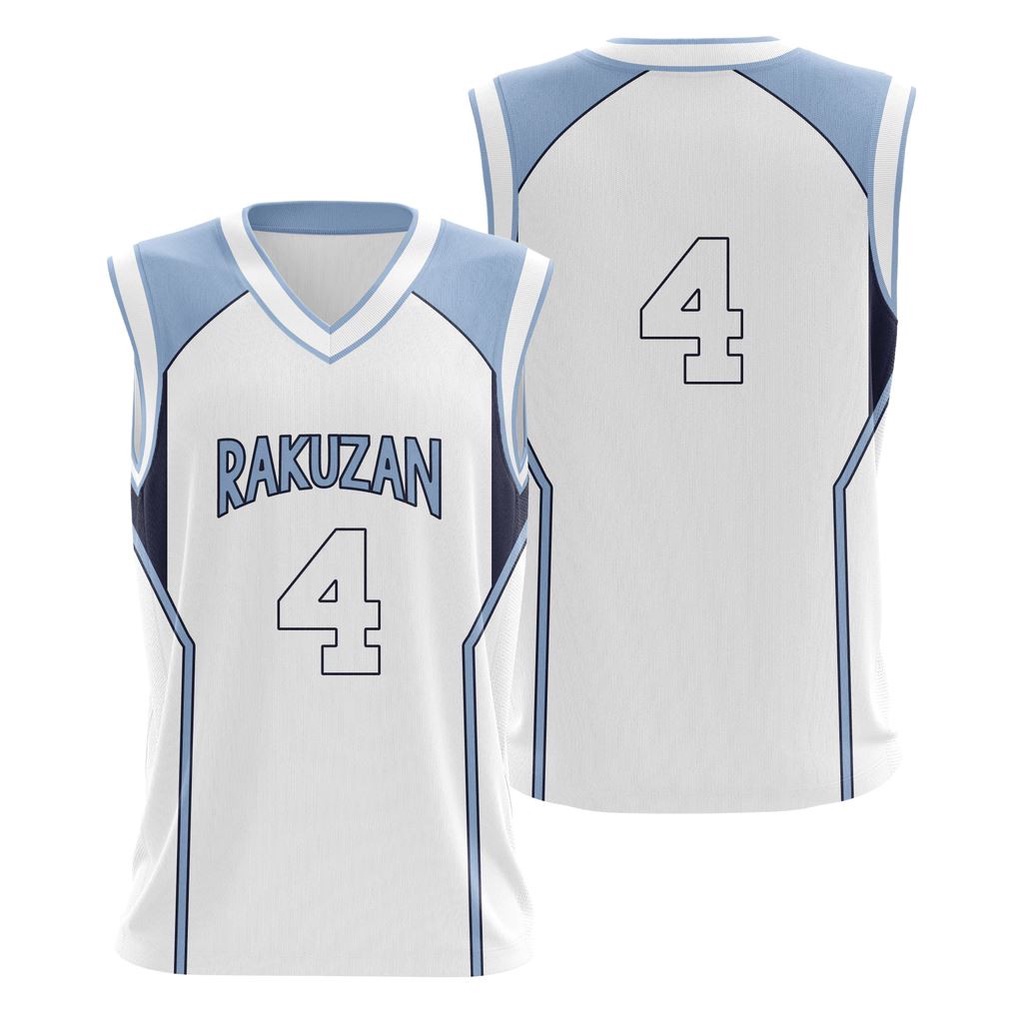 Camiseta Regata Unissex Uniforme Rakuzan Anime Kuroko no Basket Número ...