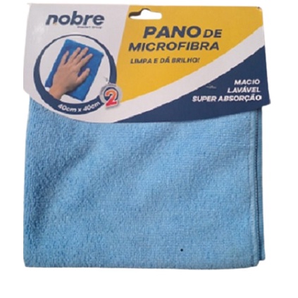 Kit C/5 Pares De Pano Microfibra Marca Nobre 40x40cm | Shopee Brasil