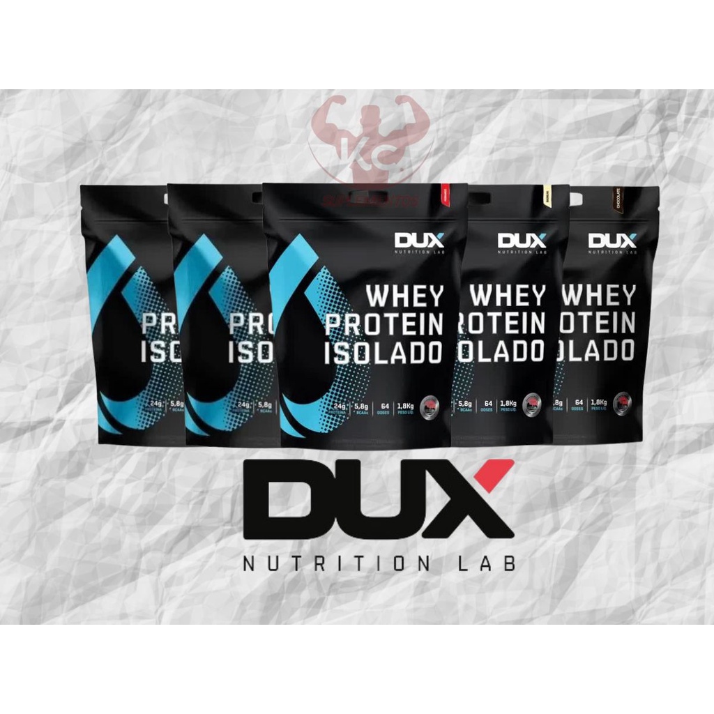 Whey Dux Nutrition Lab Isolado 2KG Escolha o Sabor | Shopee Brasil