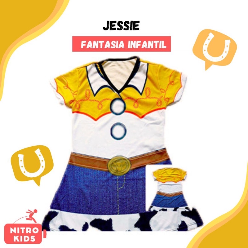 Fantasia Infantil Simples Jessica (Toy Story) | Shopee Brasil