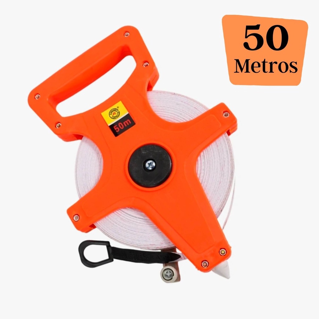 Trena Longa Fita De Fibra Vidro Caixa Aberta 50m x 14mm | Shopee Brasil