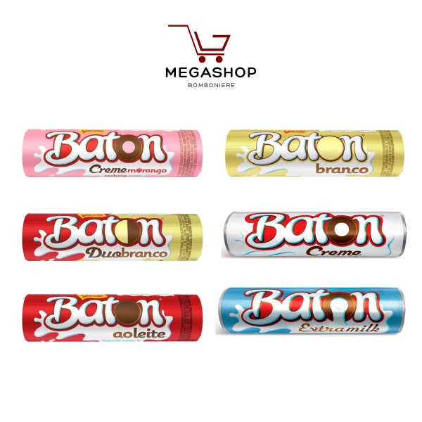 Chocolate Baton Garoto Ao leite e vários Sabores 16 g | Shopee Brasil