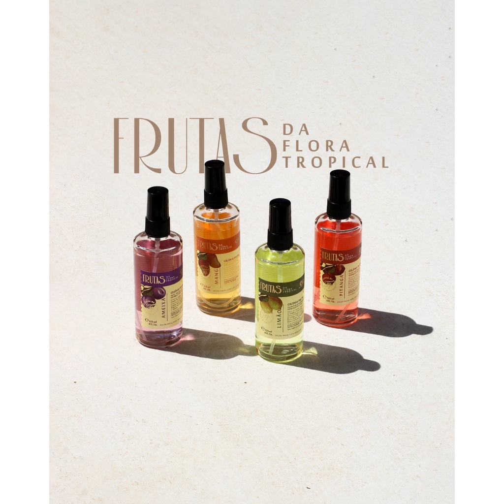 Body Splash Frutal Água de Colônia Frutas da Flora Tropical 120ml Flora ...
