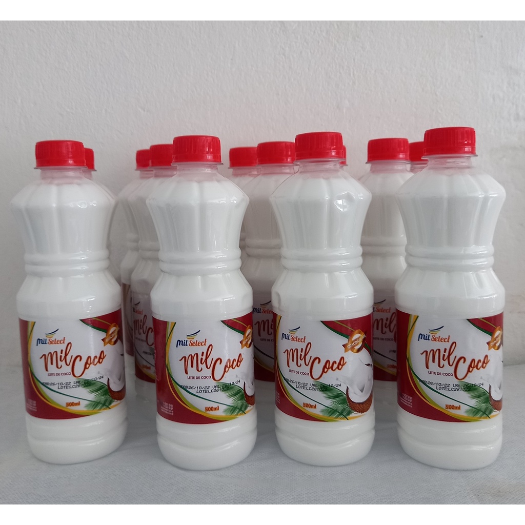 Leite de Coco 500ml Mil Select Kit com 12 Unidades de 500ml | Shopee Brasil