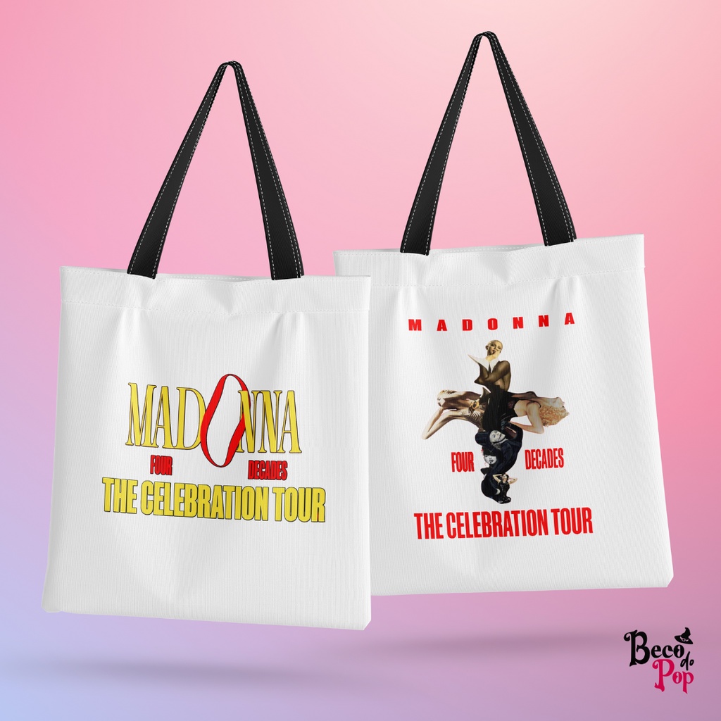 Ecobag - Madonna The Celebration Tour | Shopee Brasil
