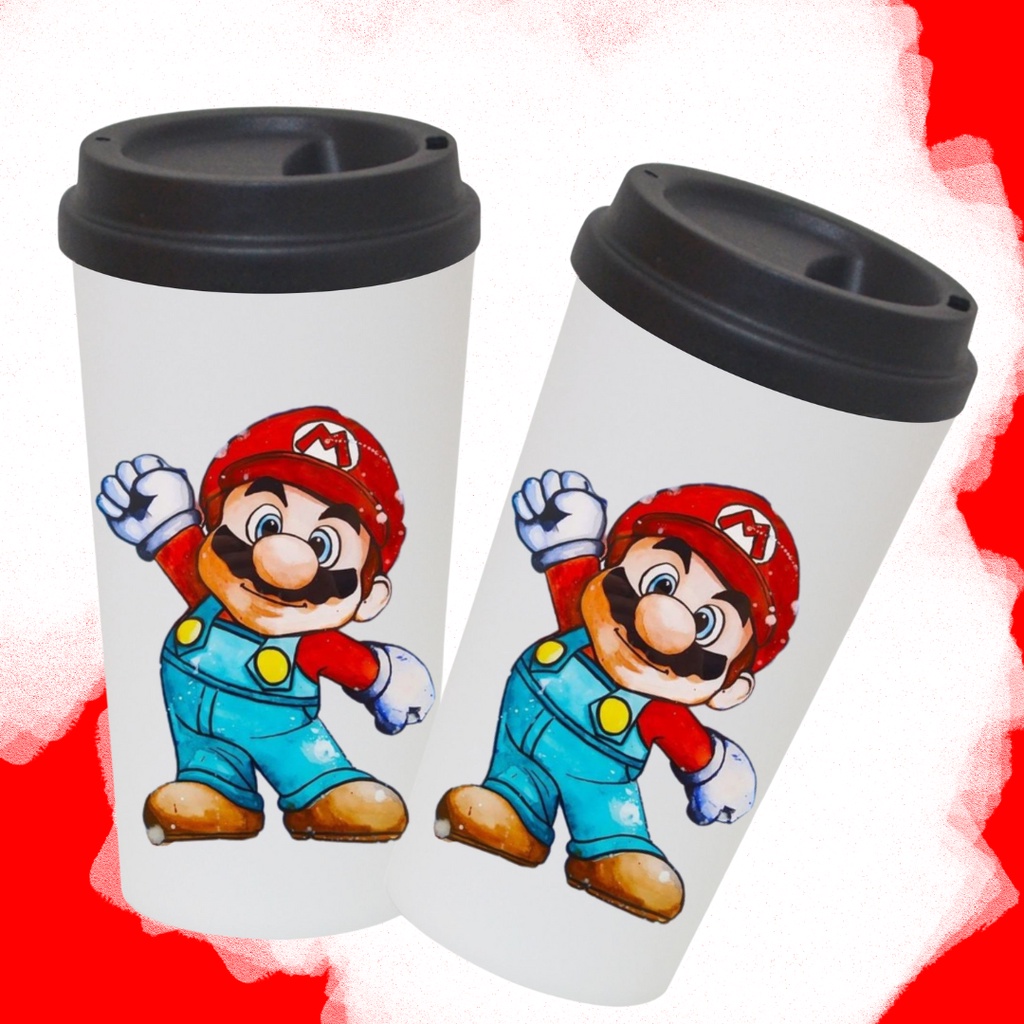 Copo Bucks personalizado Mario | Shopee Brasil