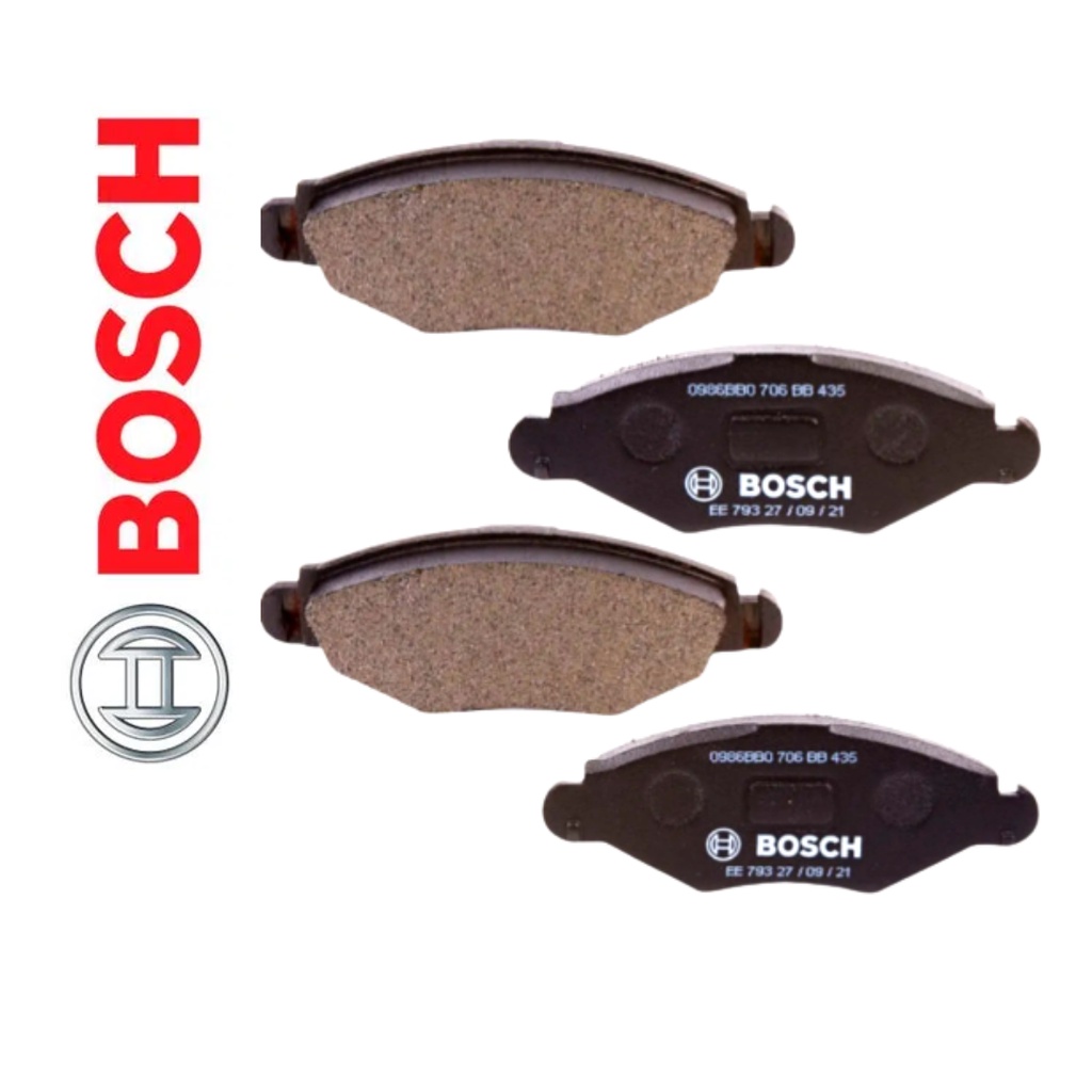 Jogo Pastilha De Freio Peugeot 206 207 1.4 8v Original Bosch | Shopee ...