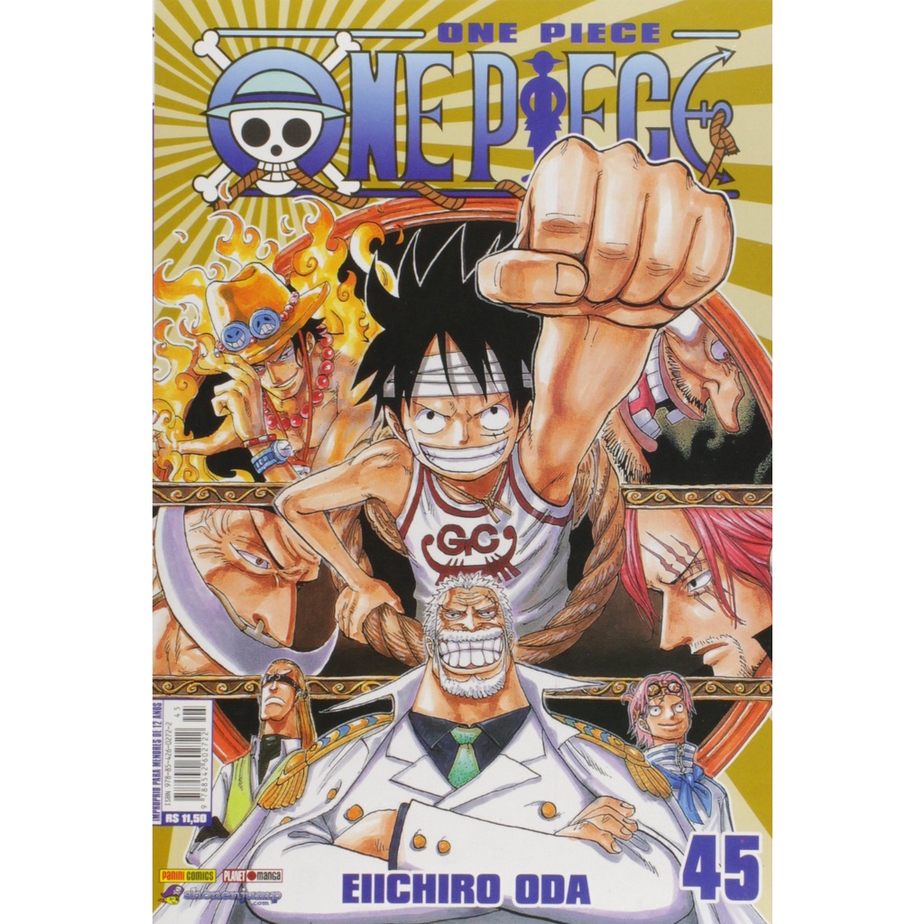 One Piece Mangá Volume 45 | Shopee Brasil