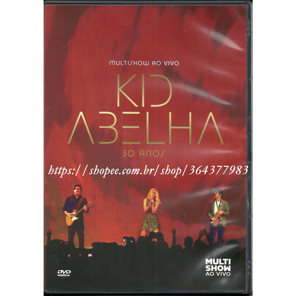 DVD Kid Abelha - Multishow Ao Vivo (30 Anos) | Shopee Brasil