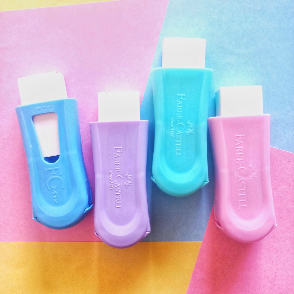 Apontador com Tampa e Borracha FC Mix Tons Pastel Diversas Cores ...