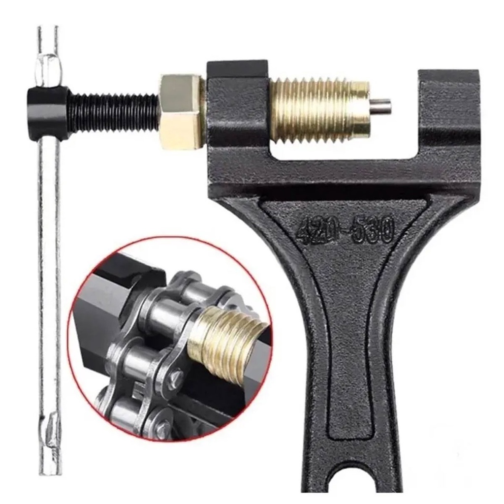 Chave Extrator Sacador De Corrente de Moto Pino Tamanho 420/530 ...
