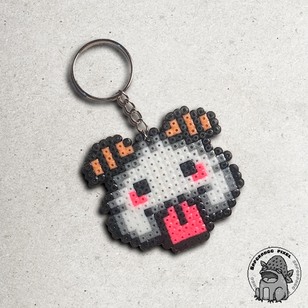 Poro Chaveiro League of Legends Pixel Art Hama Beads | Shopee Brasil