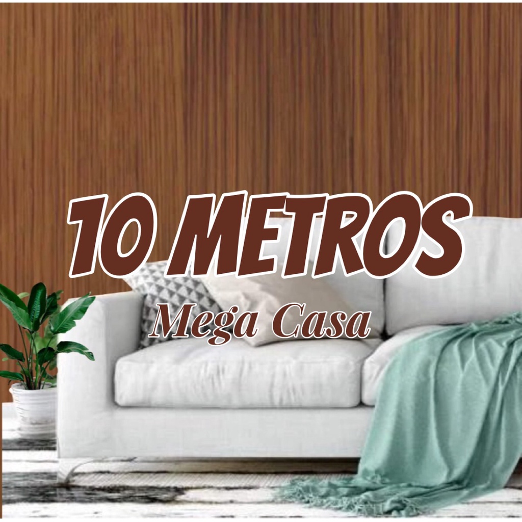 Papel De Parede Madeira Mel 10 Metros X 45cm Auto Adesivo Colante