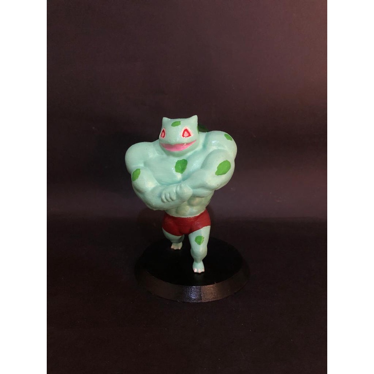 Action Figure Pokémon Bulbassauro Maromba Ultra Swole | Shopee Brasil