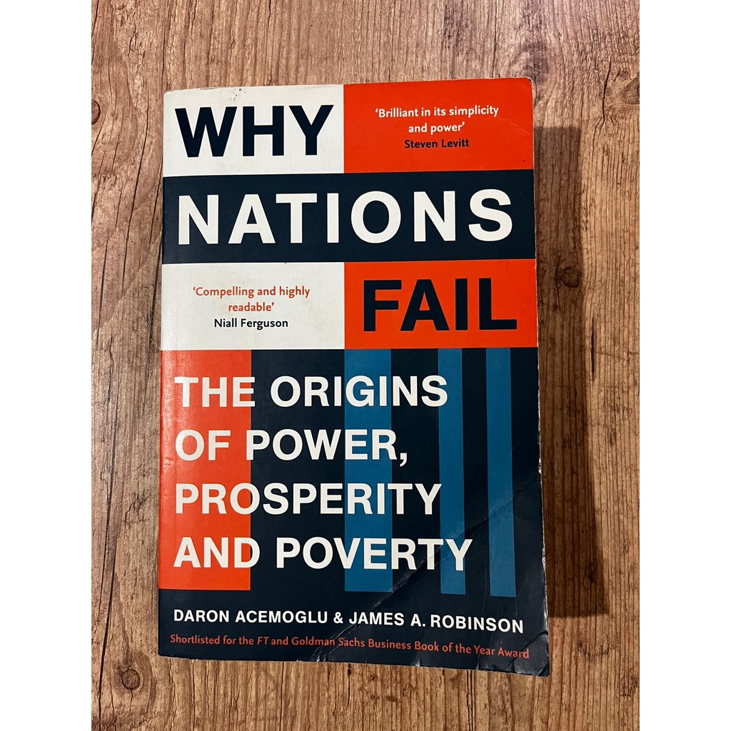 Livro Why Nations Fail: The Origins of Power, Prosperity and Poverty ...