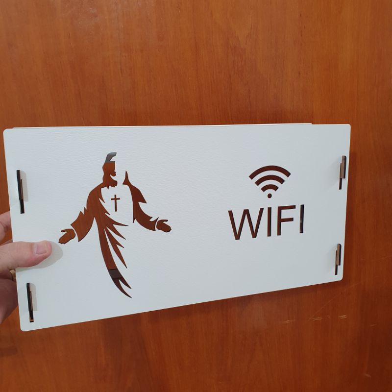 Suporte parede case roteador wifi jesus | Shopee Brasil