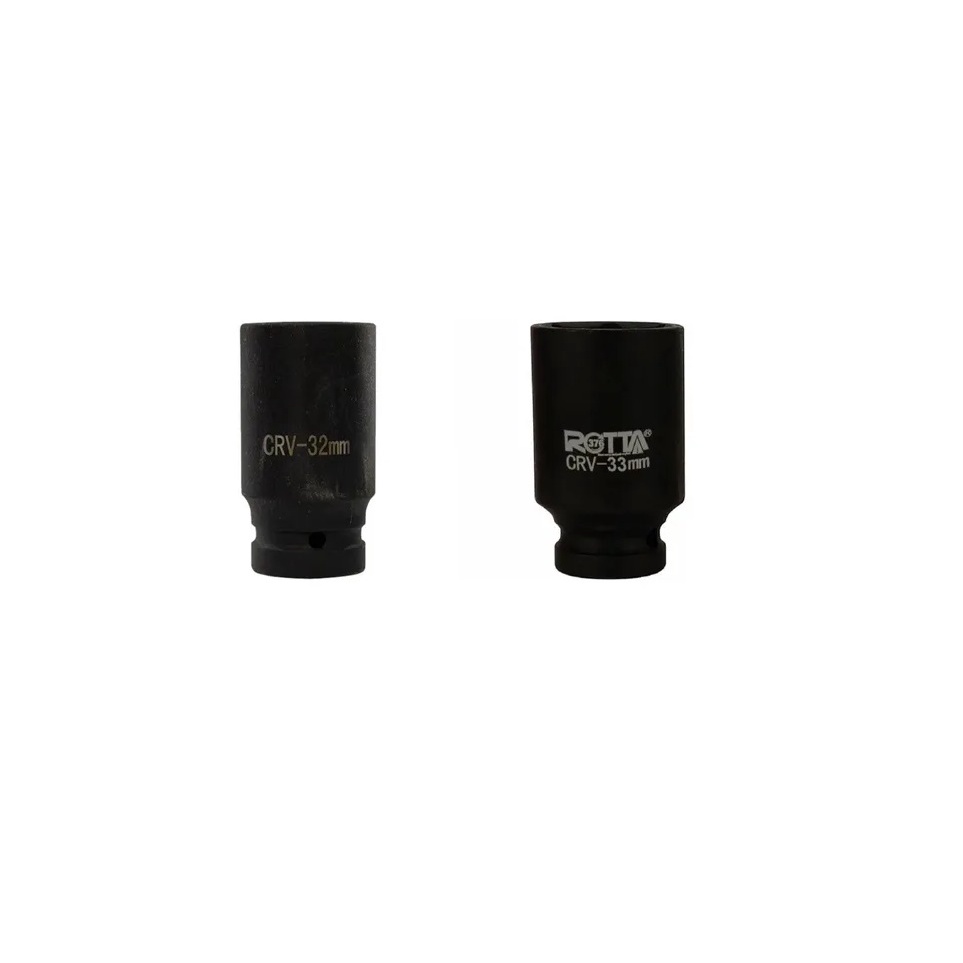 Kit Soquete Chave De Impacto 1 Polegada 27mm E 30mm | Shopee Brasil