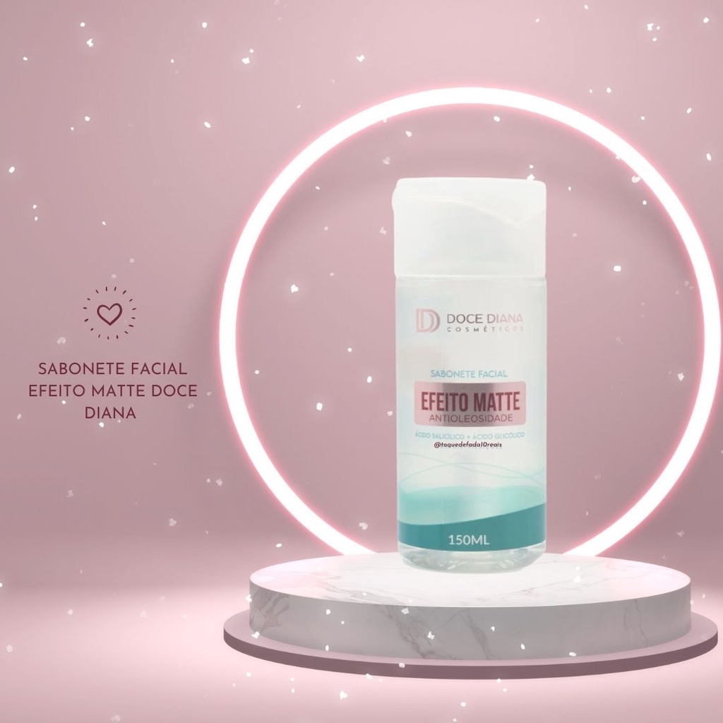 Sabonete Facial Efeito Matte Antioleosidade Ácido Salicílico Ácido ...