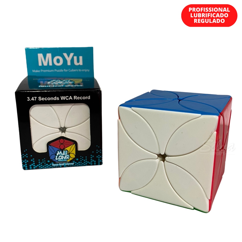 Cubo Magico Moyu 3x3 Four Leaf Clover Meilong Cube Oficial Lubrificado ...