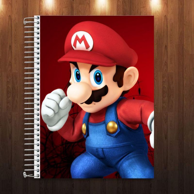Adesivo para capa de caderno Super Mario | Shopee Brasil