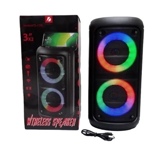 Caixa De Som Original KTS-1296/KTS-1265 Bluetooth Super Led Portatil ...