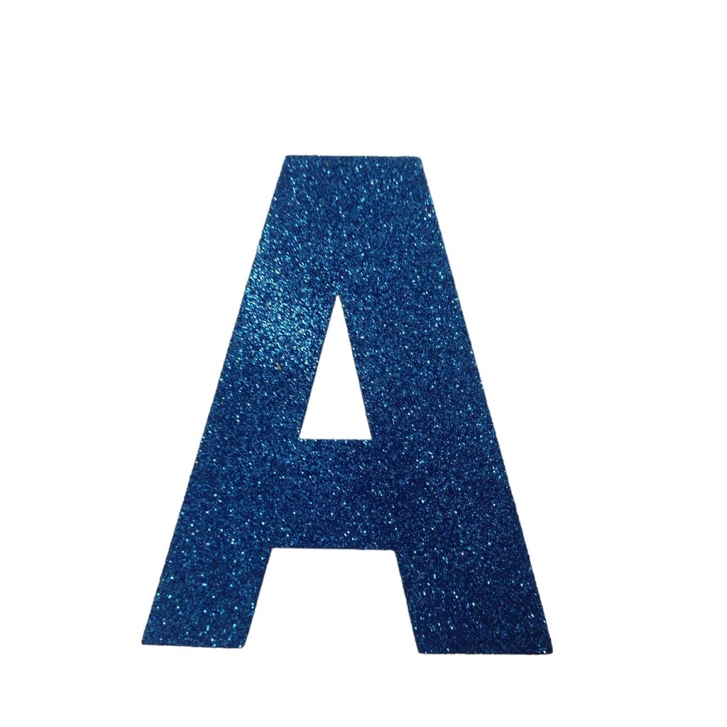 Letra A em EVA com Glitter | Shopee Brasil