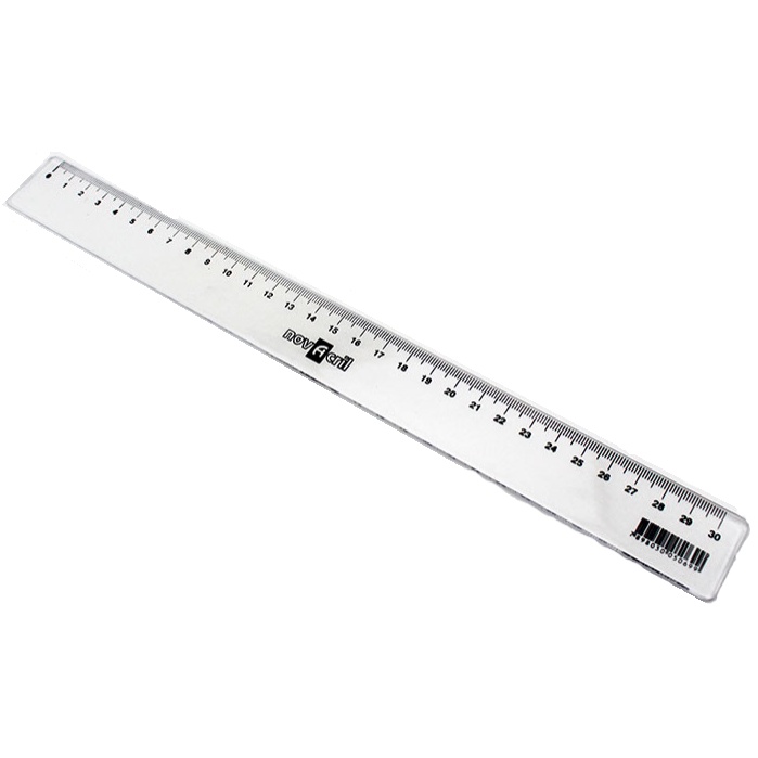 KIT 12 Regua 30cm Poliestireno Acrilico Transparente Novacril | Shopee ...