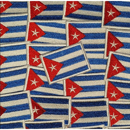 Patch Bordado Termocolante Bandeira - Cuba | Shopee Brasil