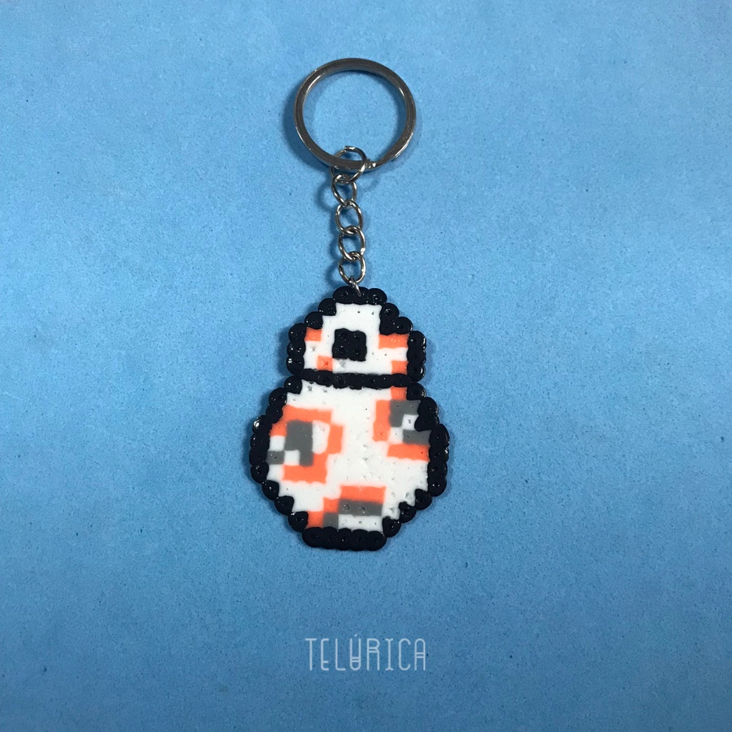 Chaveiro em Pixel Art - Mini BB8 (Star Wars) | Shopee Brasil