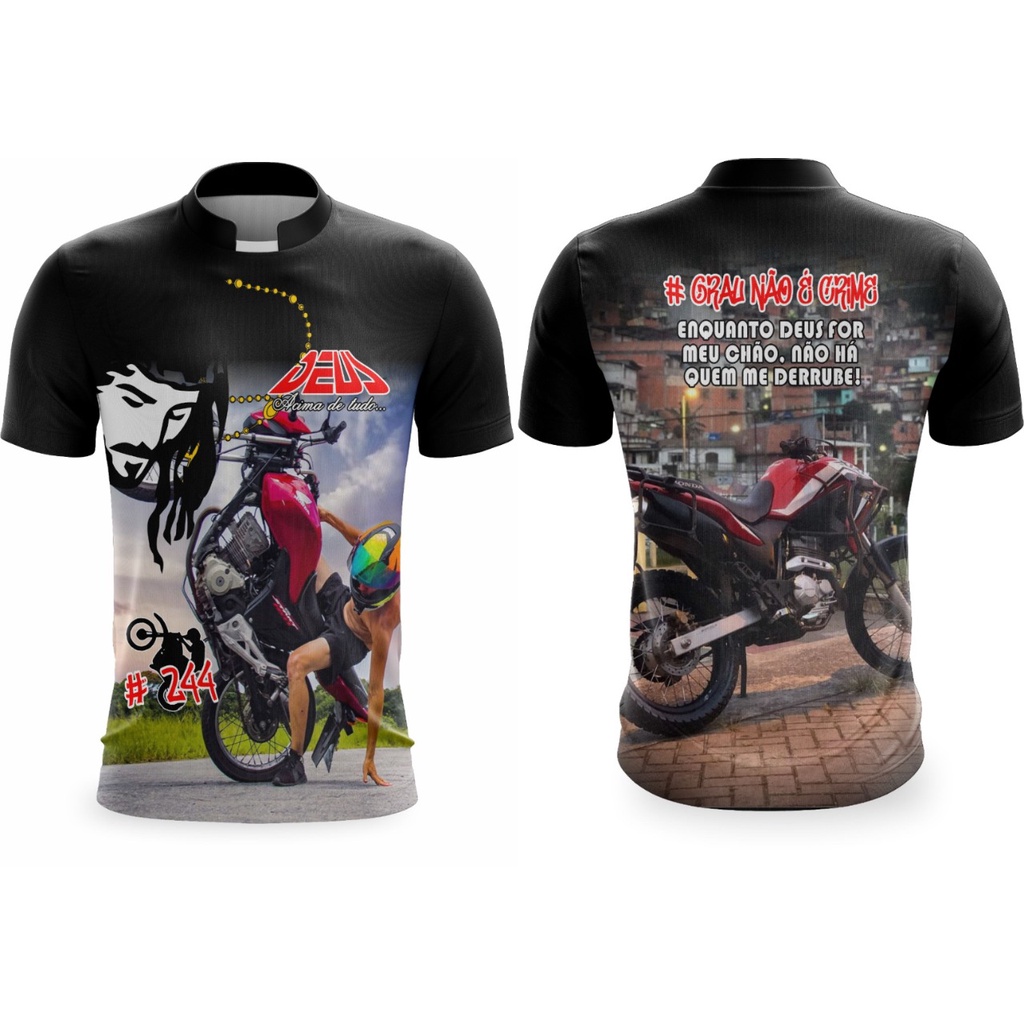 CAMISA DE GRAU DEUS 244 | Shopee Brasil