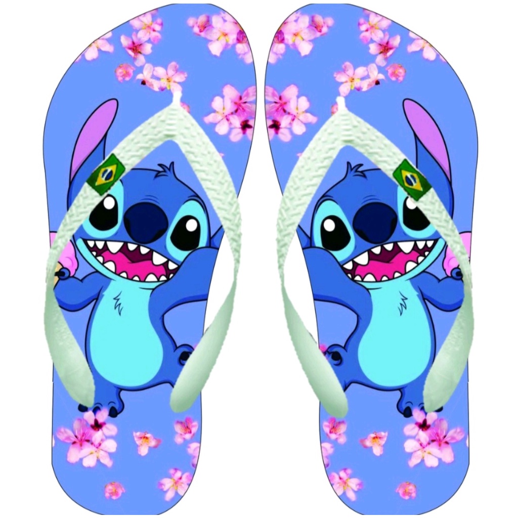 chinelo personalizado lilo stitch | Shopee Brasil