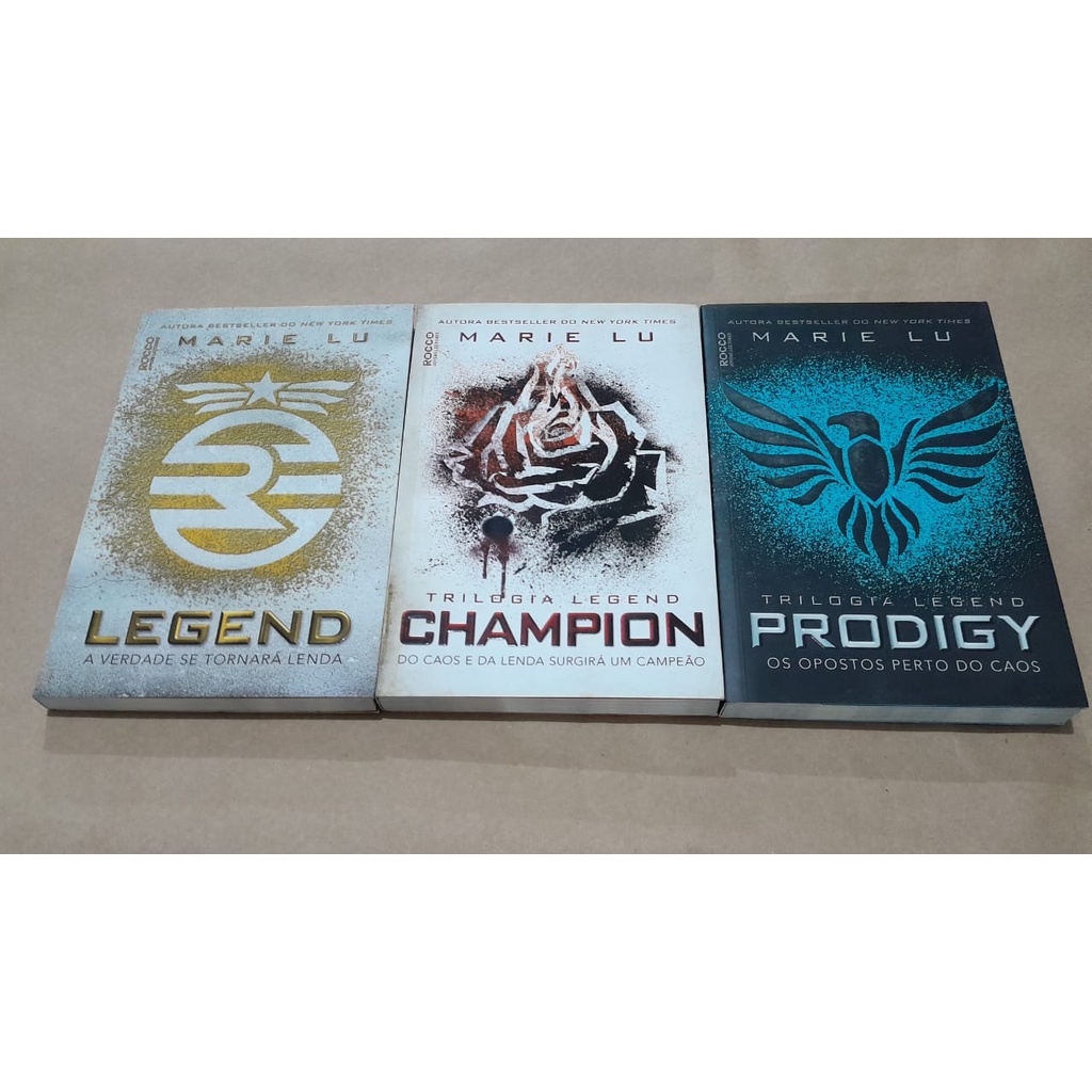 Trilogia Legend: Legend - Prodigy - Champion, Marie Lu | Shopee Brasil