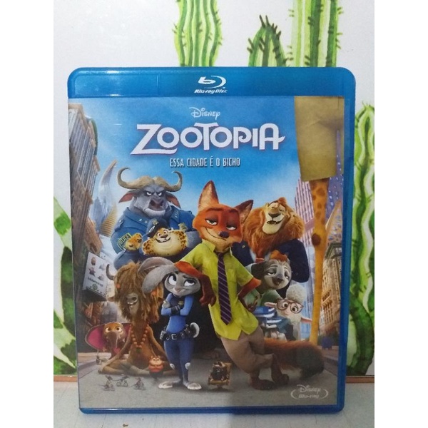 Blu-ray Zootopia Disney Original animação desenho infantil | Shopee Brasil