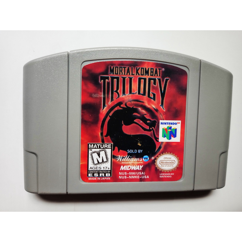 Mortal Kombat Trilogy Nintendo 64 | Shopee Brasil