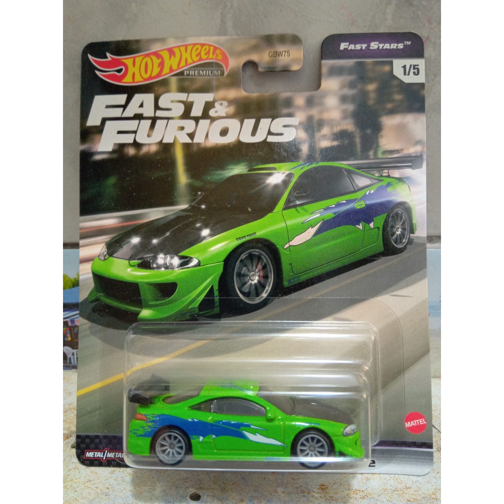 hot wheels mitsubishi eclipse fast and furious premium (pneus de ...