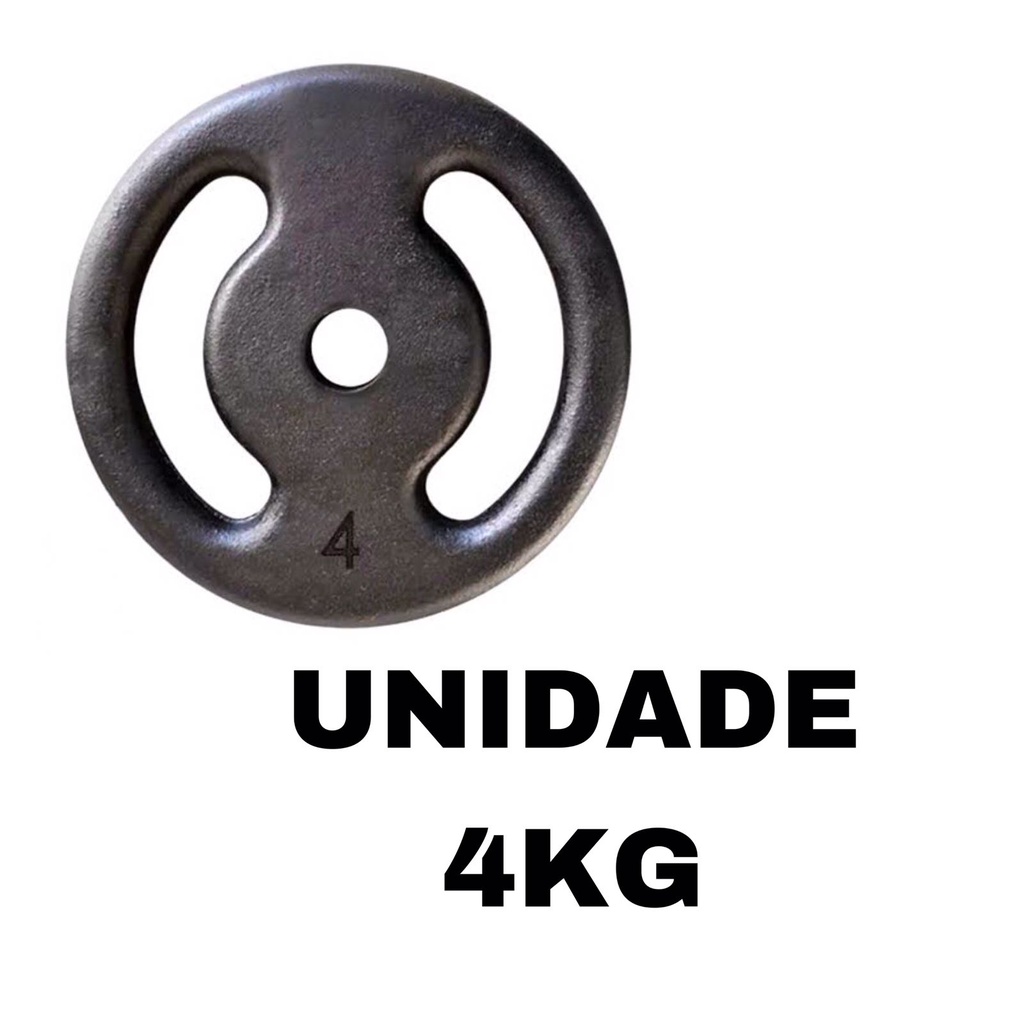 Anilha de musculação de 4 kg anilha pintada de Ferro Fundido A Unidade ...